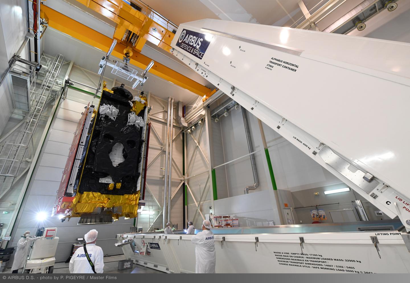 First Airbus Built Inmarsat-6 Satellite Shipped to Japan Ready for ...